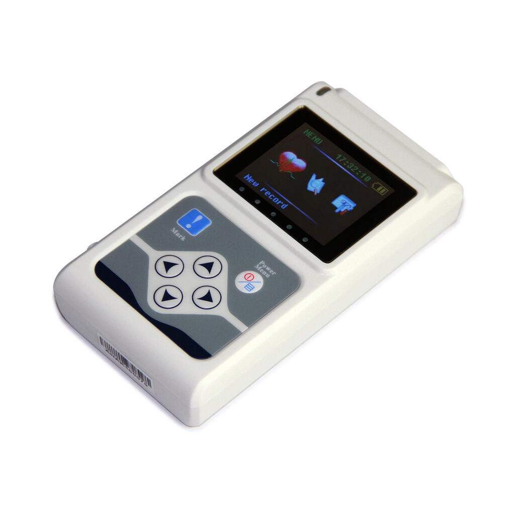 Handheld 24 Hours 3 Channel ECG EKG Holter Monitor System CONTEC ...