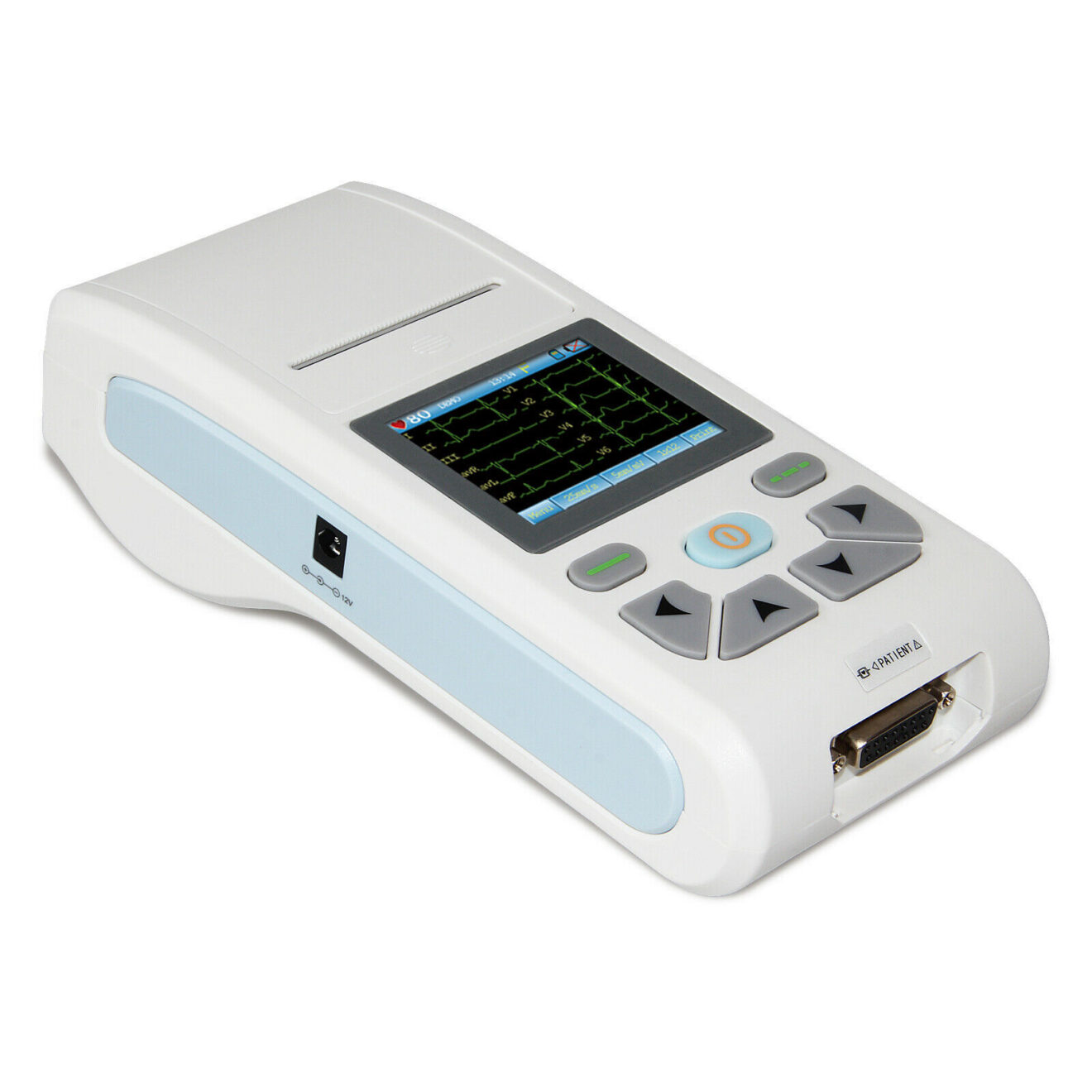 Touch Screen Electrocardiograph CONTEC ECG90A 12 Lead ECG EKG Machine ...