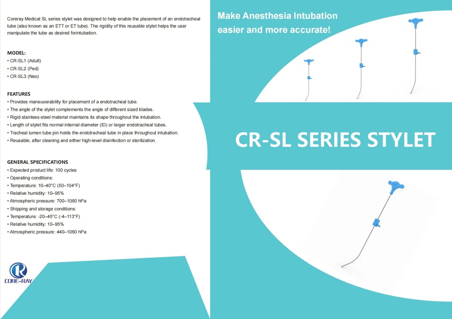 Adult Pediatric Neonatal tracheal intubation guide wire Intubation ...