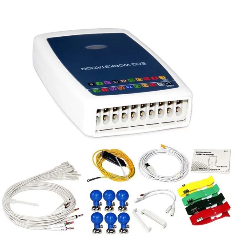 CONTEC 8000G Workstation Portable ECG Waveform Recorder Analyzer System ...