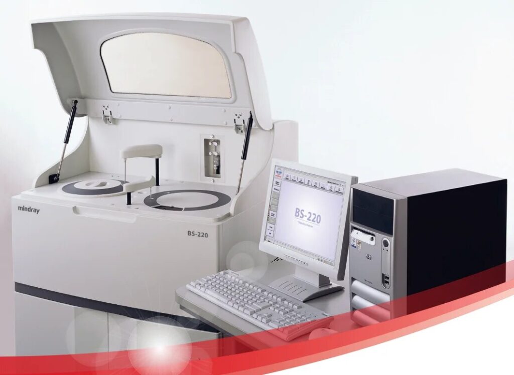 Mindray BS-220 Fully Automated Chemistry Analyzer Blood Test Automatic ...